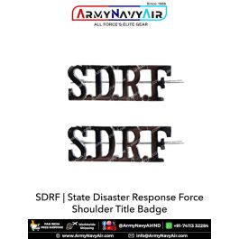 Buy SDRF | State Disaster Response Force Shoulder Badge : ArmyNavyAir ...