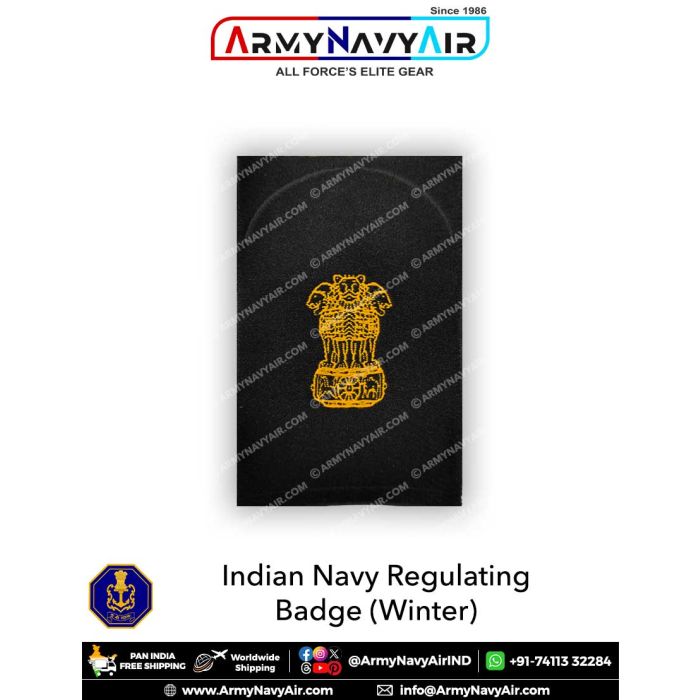 Buy Indian Navy Regulating Badges (Winter) : ArmyNavyAir.com Online at ...
