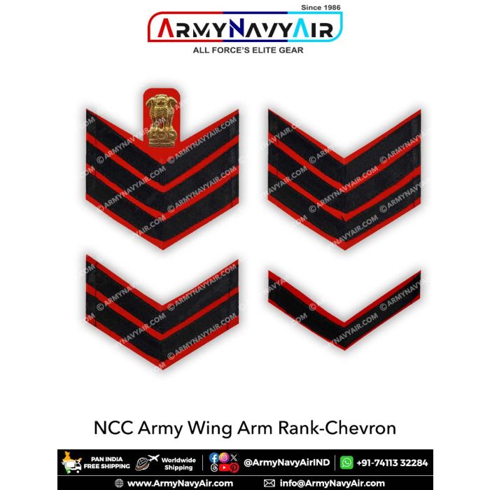 Buy NCC Army Chevron : ArmyNavyAir.com Online at ArmyNavyAir – Trusted ...