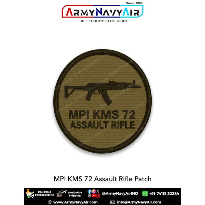 MPI KMS 72 Assault Rifle Patch - Tactical Rifle Patch for Collectors ...