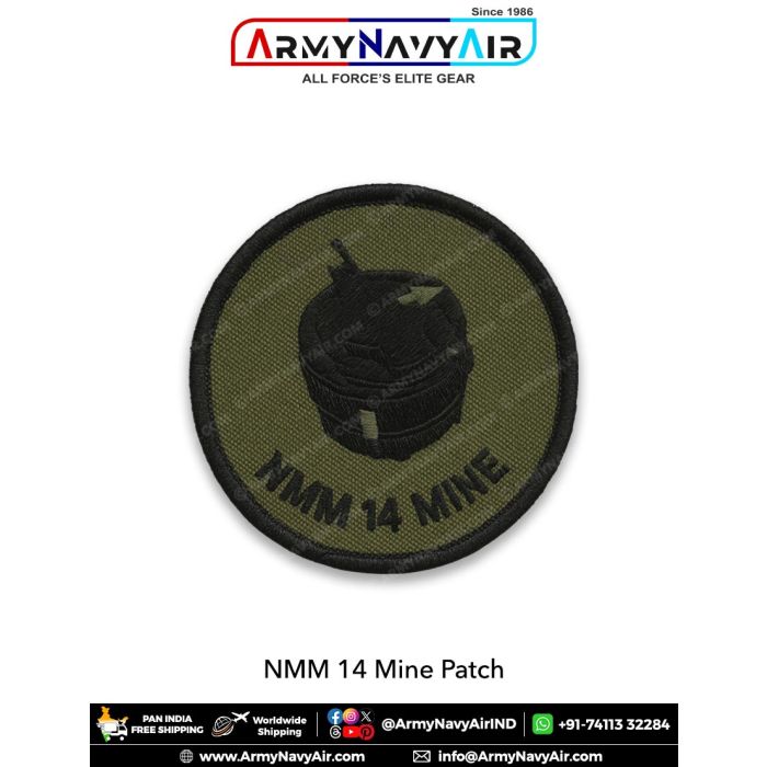 NMM 14 Mine Patch - Olive Tactical Anti-Tank Patch