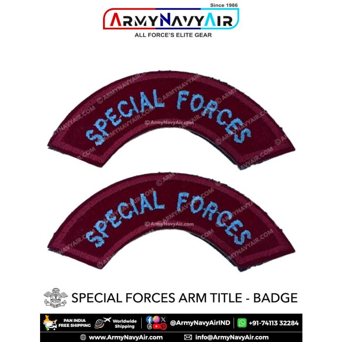 Buy Special Force Arm Title-Badge : ArmyNavyAir.com Online at ...